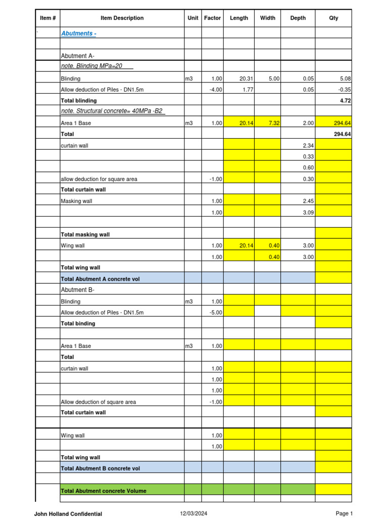 Measurement Sheet Rev1.0 | PDF