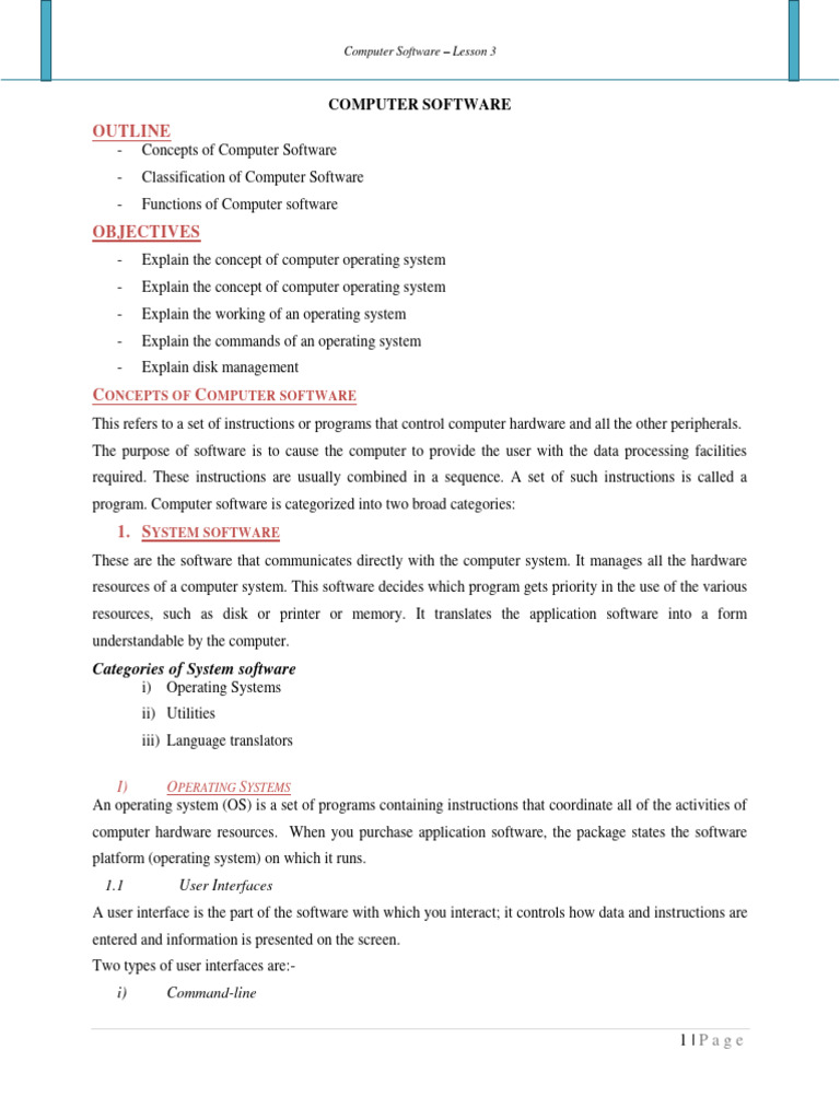 Computer Software | Download Free PDF | Operating System | Microsoft ...