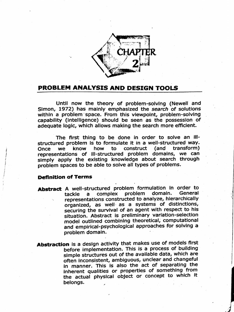 Problem Analysis and Design Tool | PDF