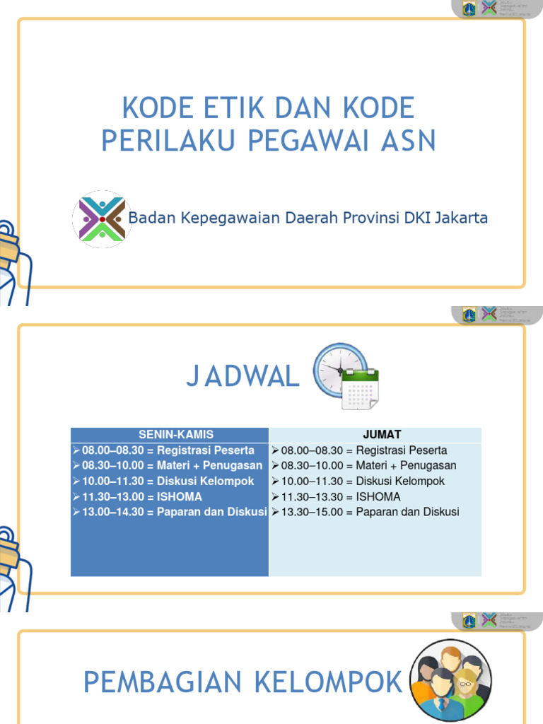 Tugas Kode Etik Dan Kode Perilaku Pegawai Asn Latsar CPNS | PDF