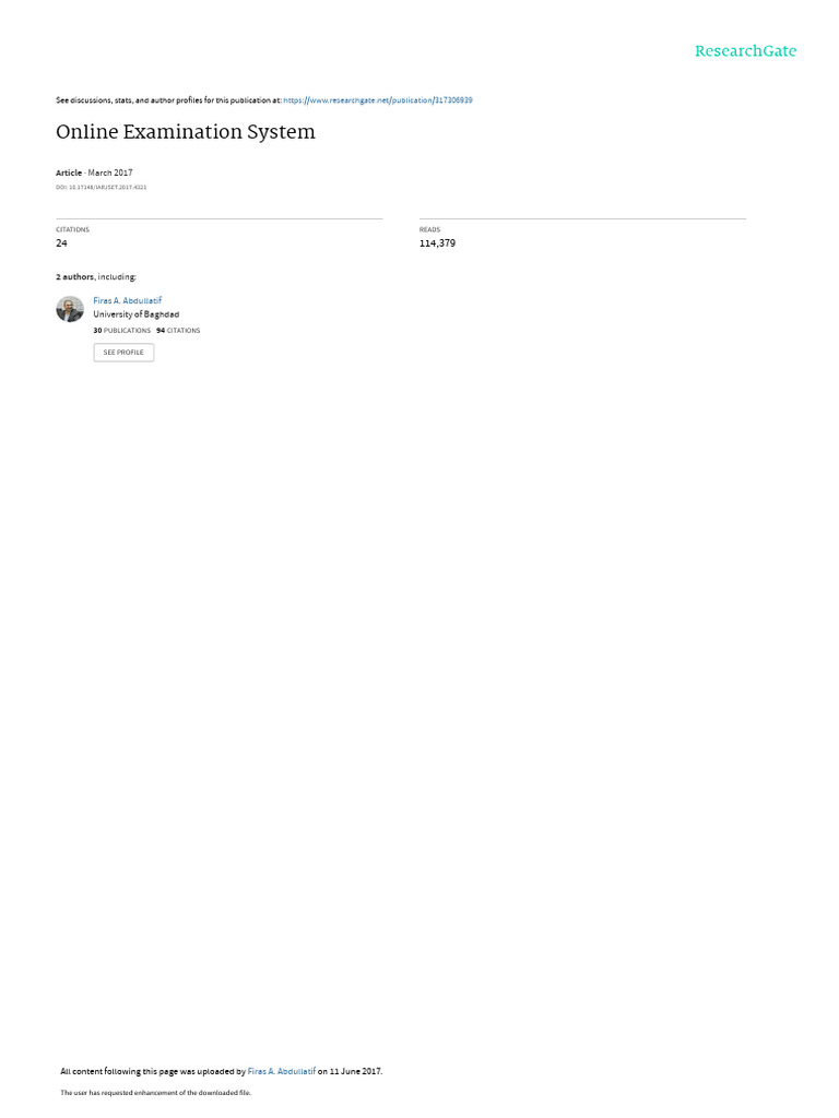 Online_Examination_System | PDF | Databases | Computing