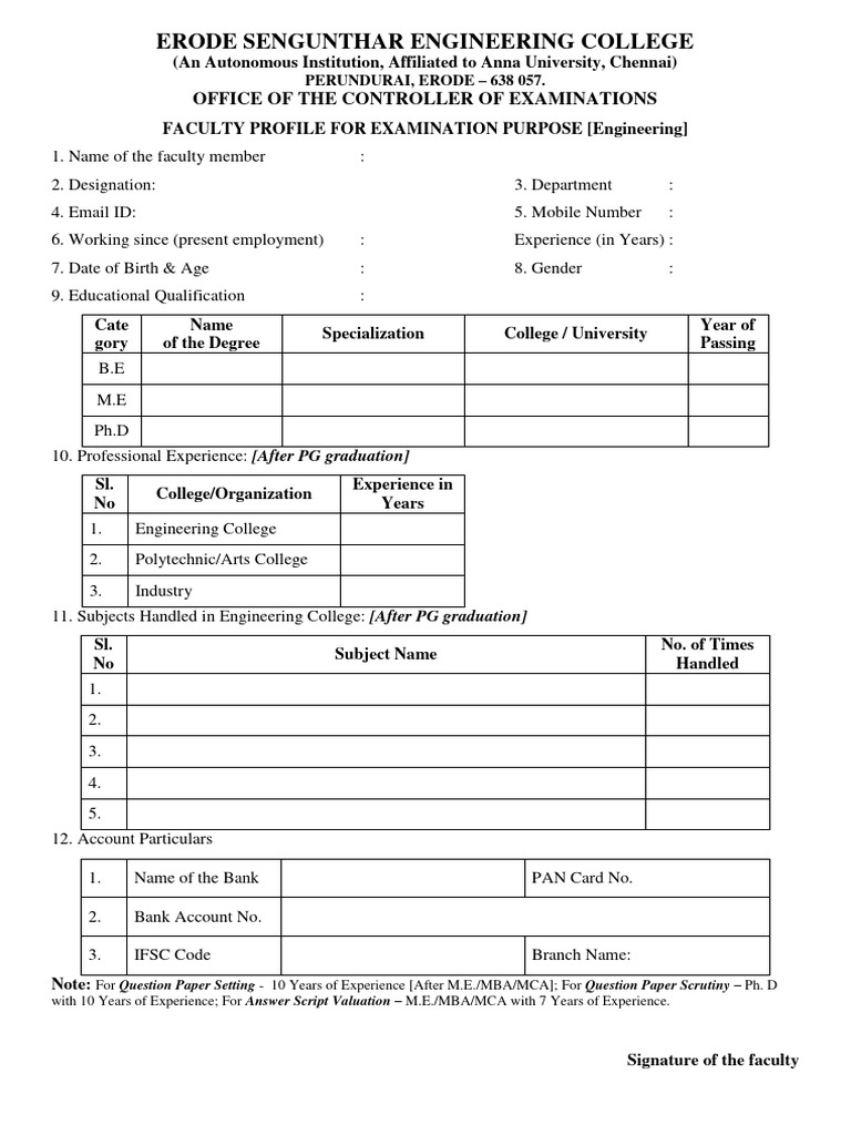 Renewal Profile Coe (1) | PDF