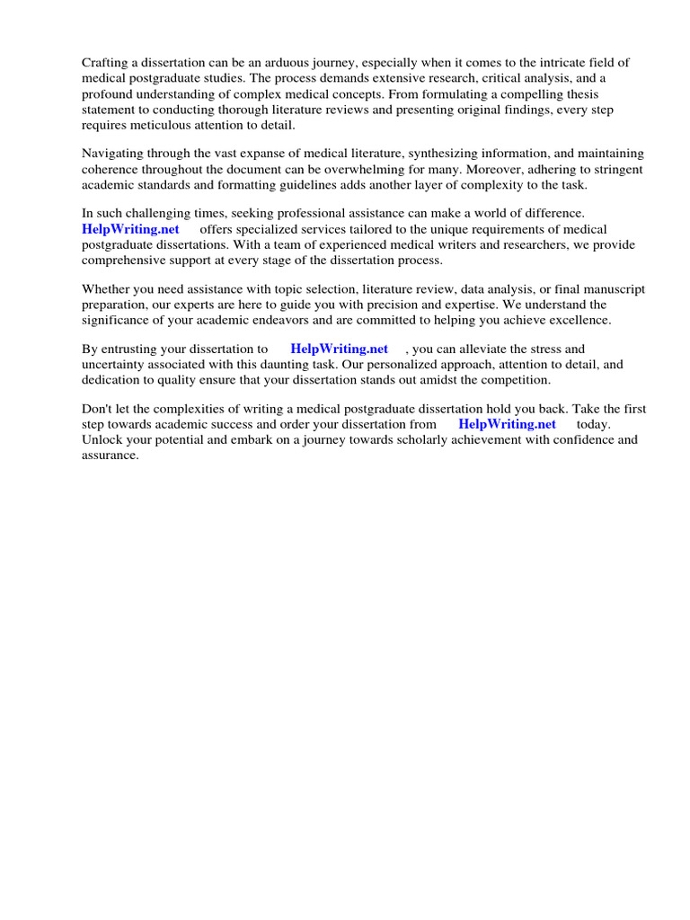 Medical PG Dissertations | PDF | Thesis | Information