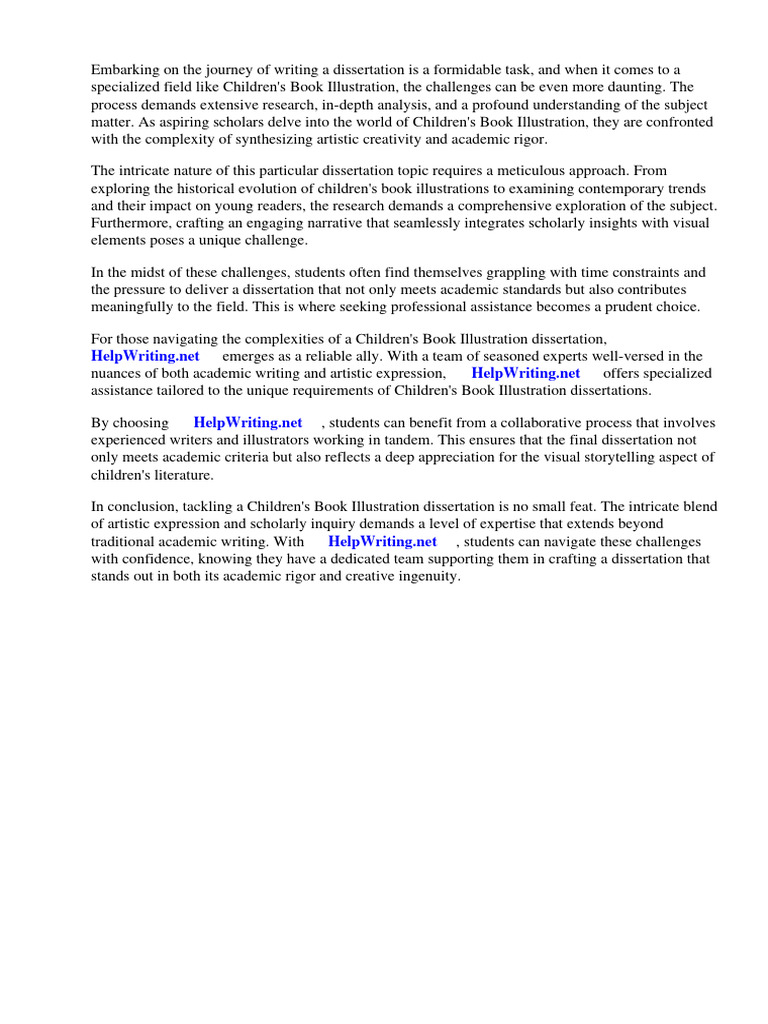 Childrens Book Illustration Dissertation | PDF | Children's Literature ...