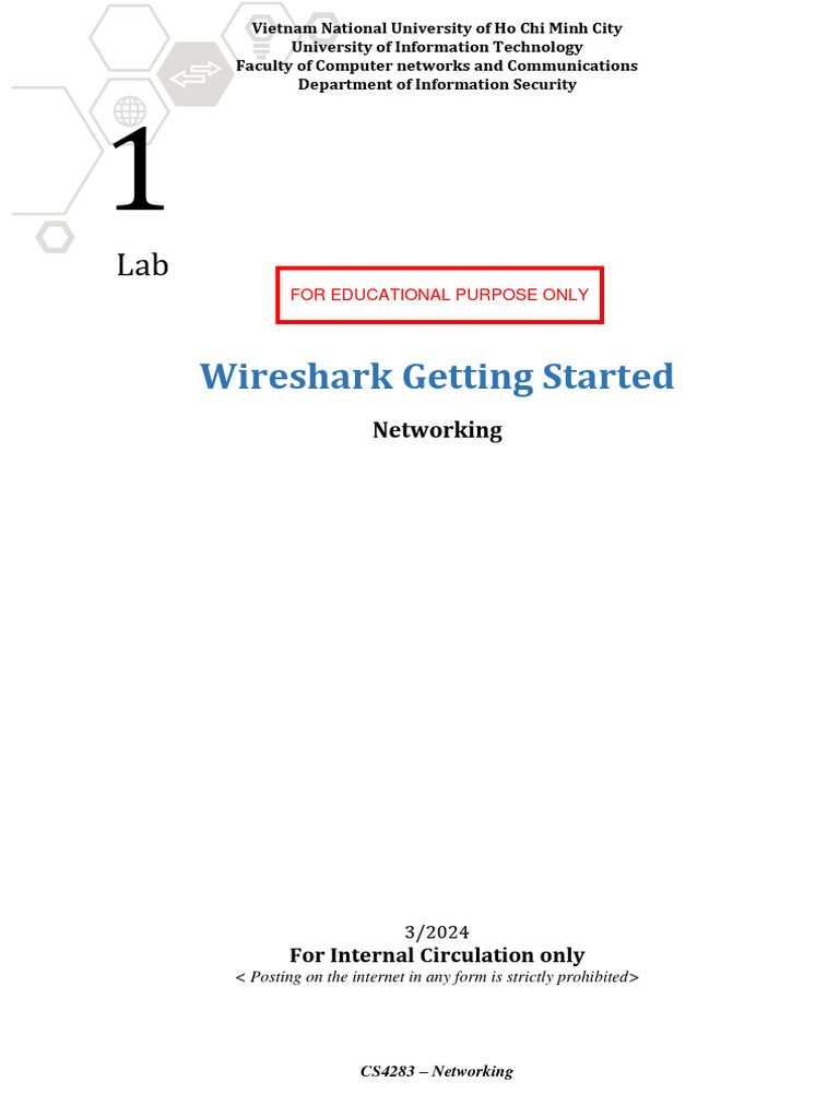Wireshark Lab Guide for Networking | PDF | Internet Protocols | Transmission Control Protocol