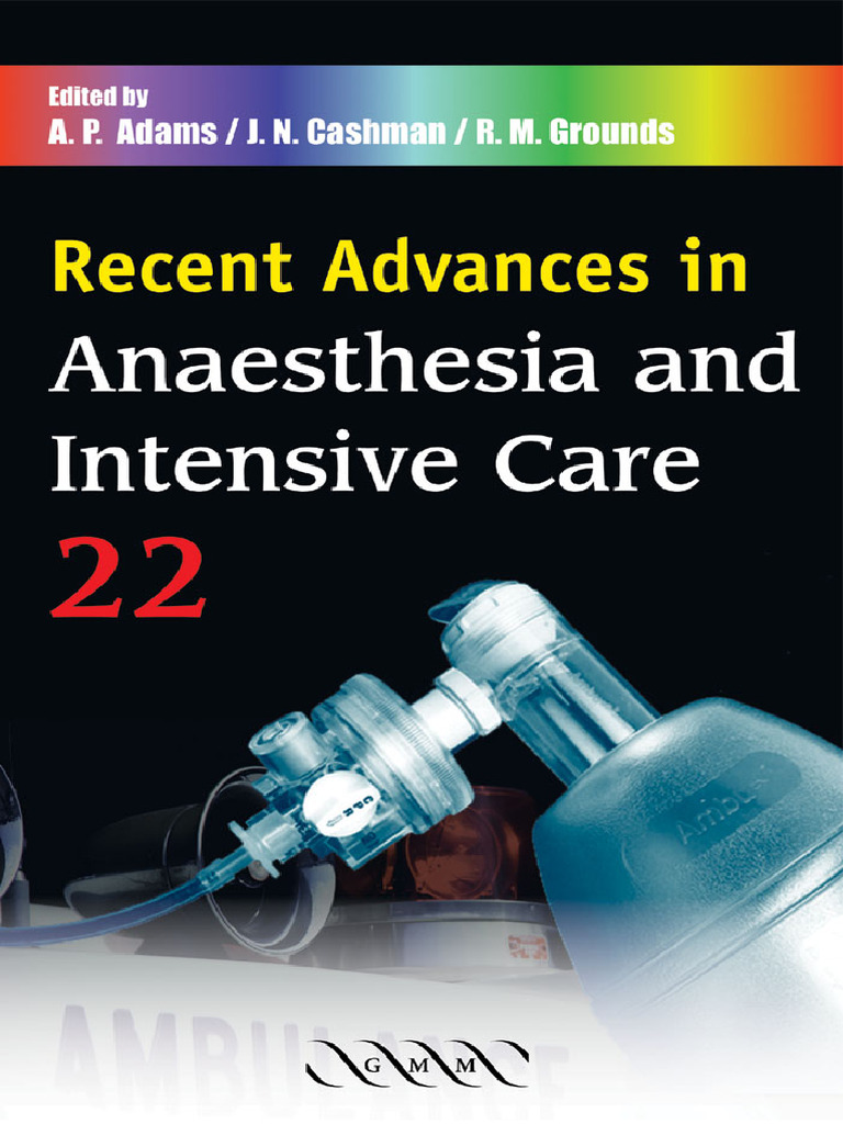 Recent Advances in Anaesthesia and Intensive Care | PDF | Nonsteroidal Anti Inflammatory Drug ...