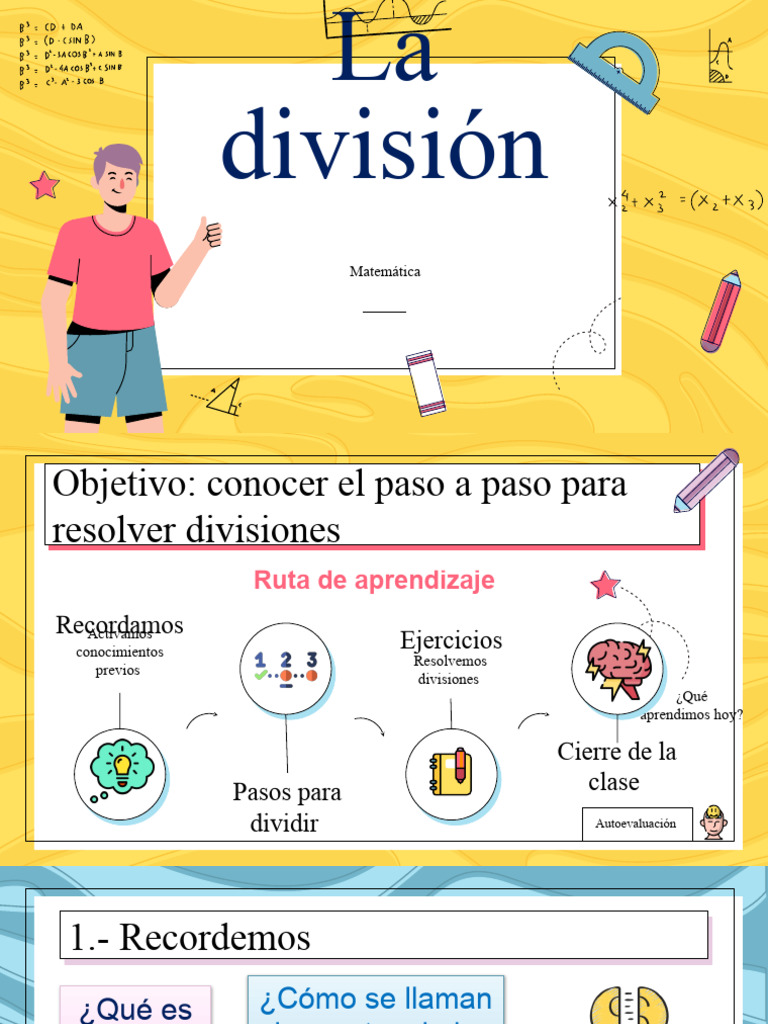 Pasos para Dividir: Guía para Niños | PDF | División (Matemáticas ...