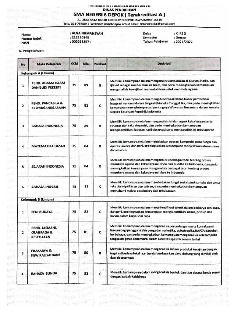 Kelas 10 Semester 2-Dikompresi | PDF