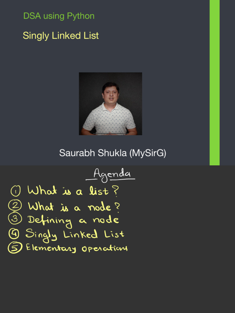 4 Singly Linked Listpdf Lyst7205 | PDF | Data | Software Engineering