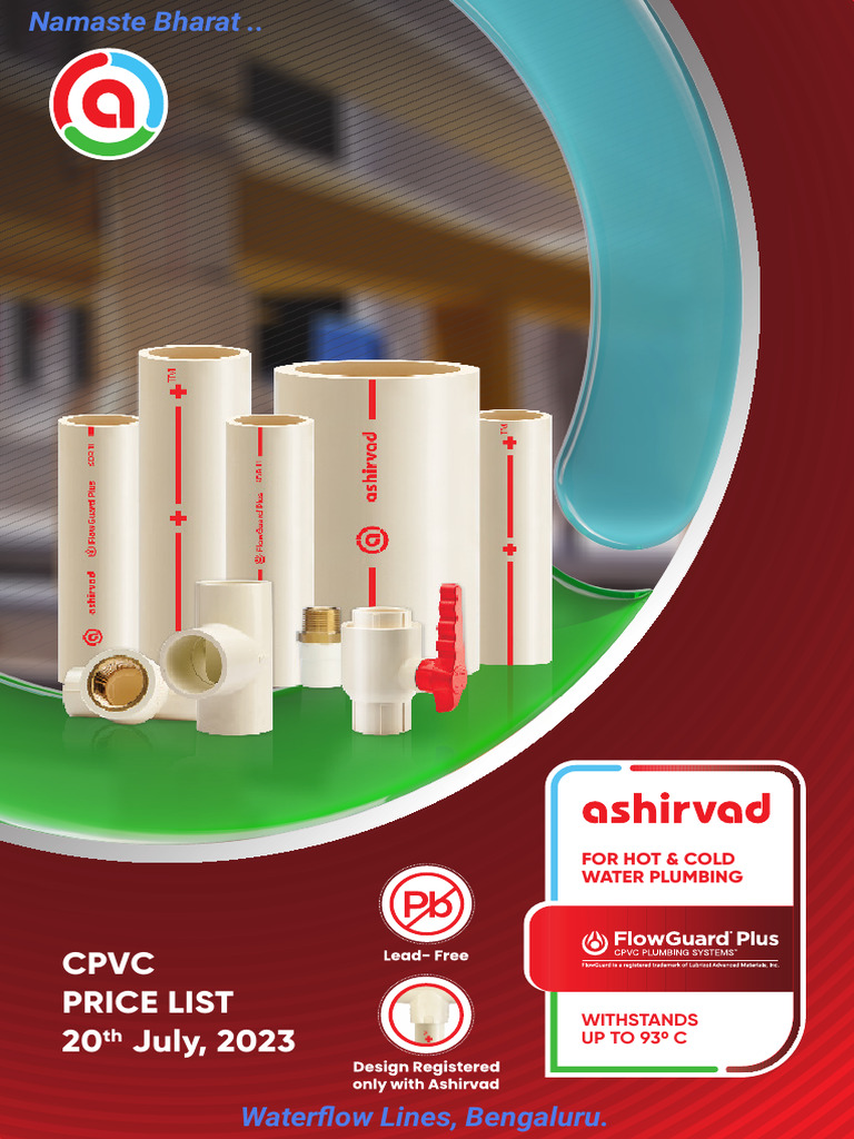CPVC Flowguard Price List 2023 | PDF | Pipe (Fluid Conveyance) | Plumbing