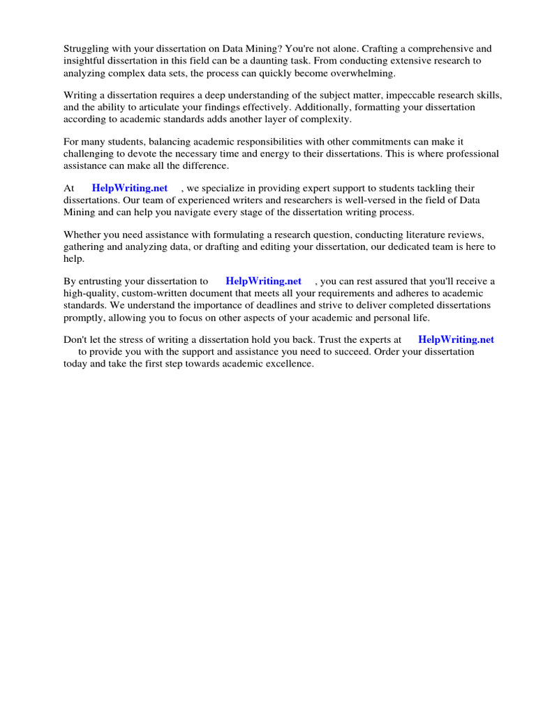 Dissertation Report on Data Mining | PDF | Data Mining | Artificial ...