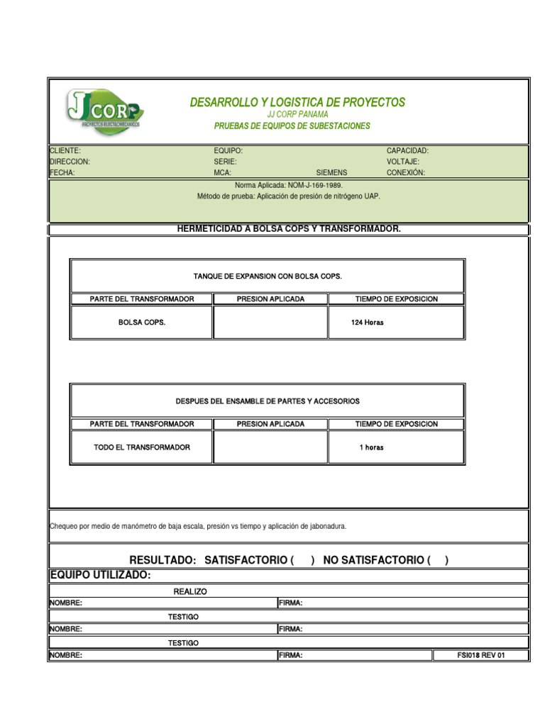Formato de Prueba | PDF