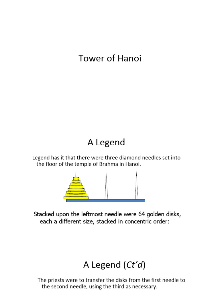 Tower of Hanoi | PDF | Software Engineering | Computing