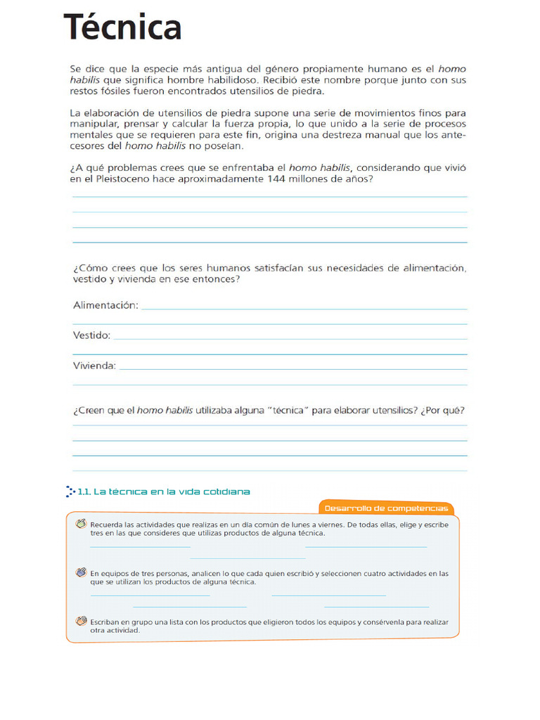 Tenica Actividad | PDF