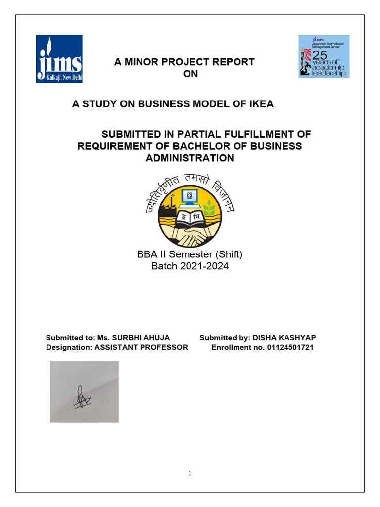 Minor Project 2 | PDF | Competitive Advantage | Supply Chain