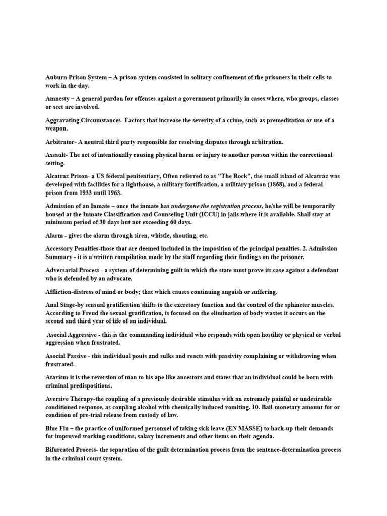 Institutional Correction Bscrim 3B | PDF | Prison | Crimes