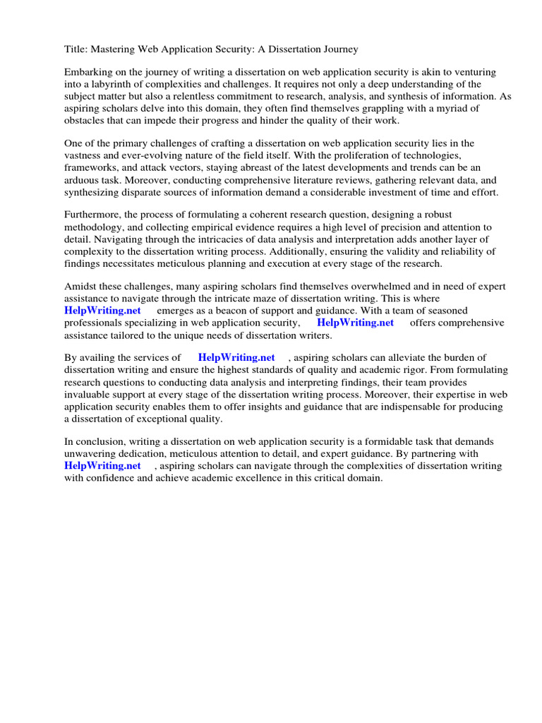 Web Application Security Dissertation Pdf Computer Security Security