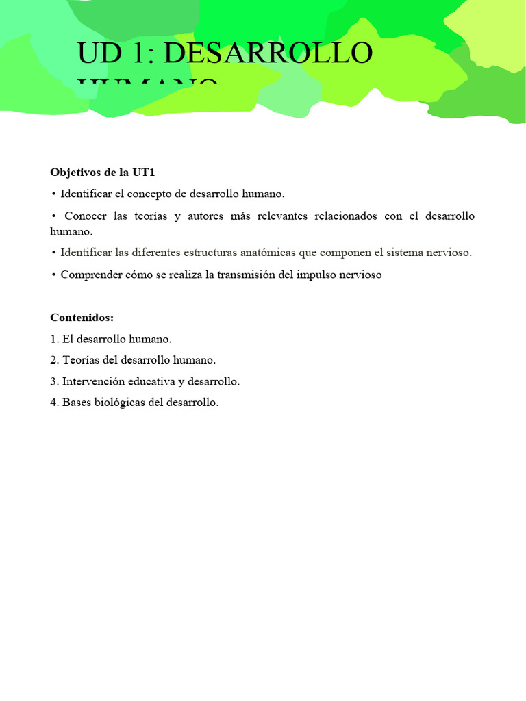 Ud 1 | PDF | Neurona | Sistema nervioso