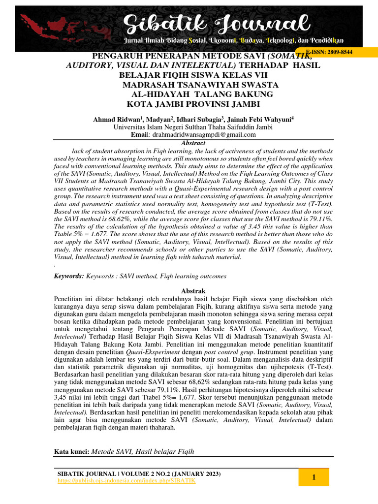 Jurnal Bismillah | PDF | Epistemology Of Science | Scientific Method