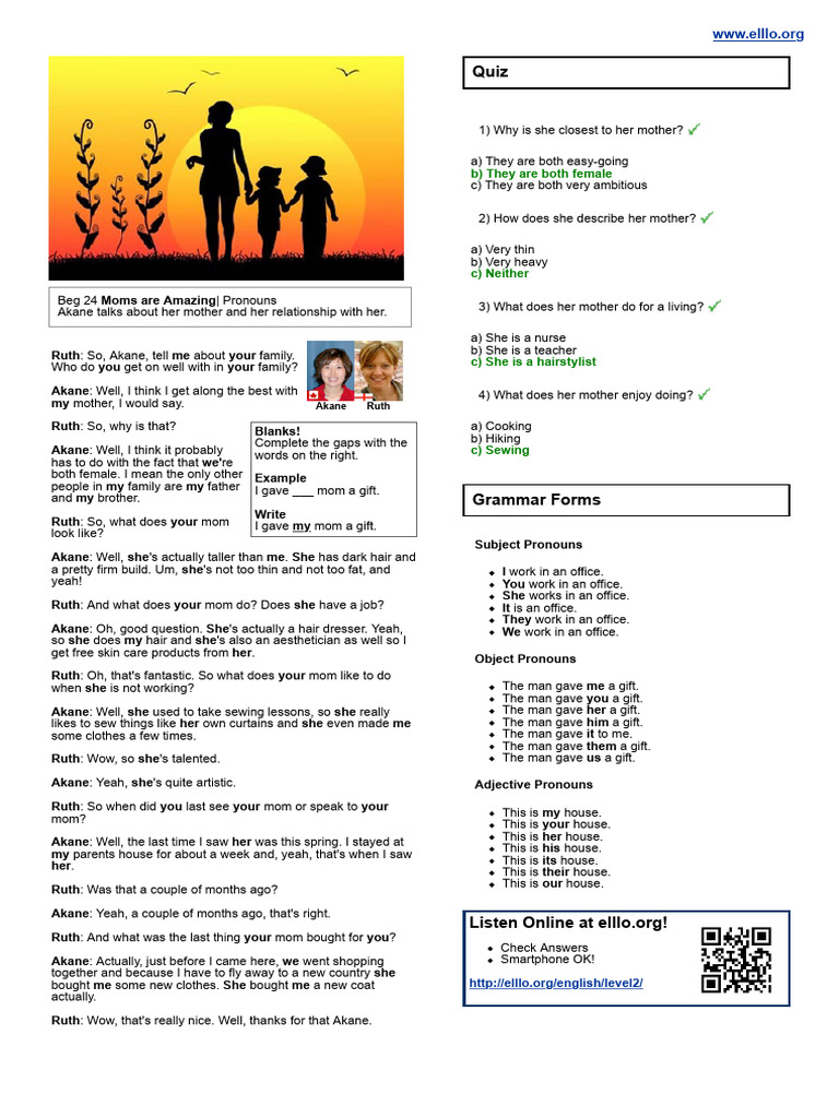 Akane's Relationship with Her Mother | PDF | Syntax | Linguistic Morphology