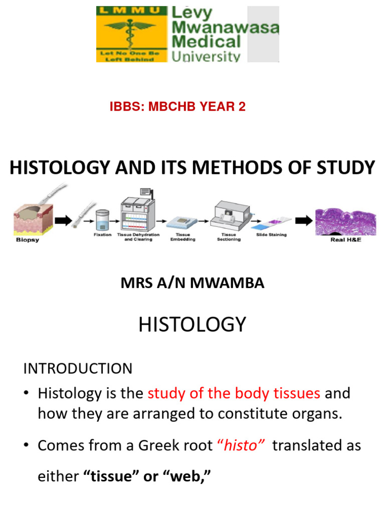 Histology and Its Method of Study | PDF | Staining | Fixation (Histology)