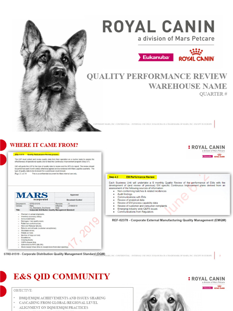 Quality Performance Review - Template | PDF | Trademark | Business
