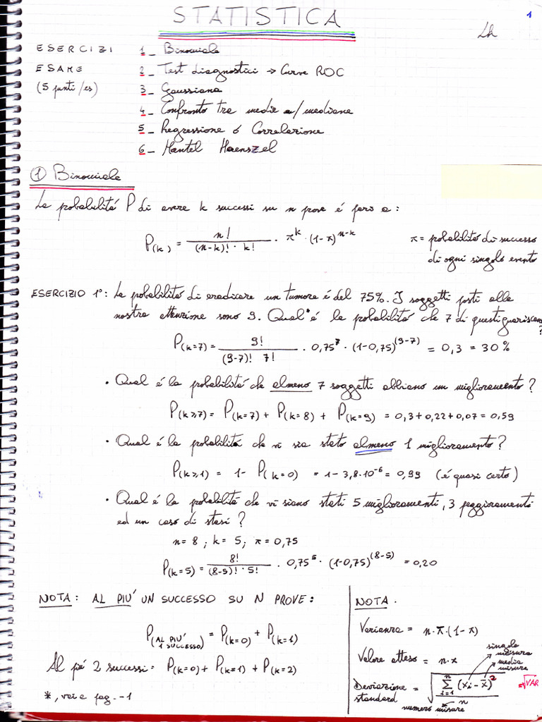 Appunti Di Statistica 2.0 | PDF