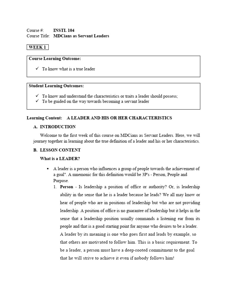 Lesson-1-Module | PDF