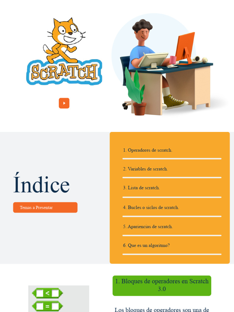 Scratch Pdf Scratch Lenguaje De Programación Variable Informática