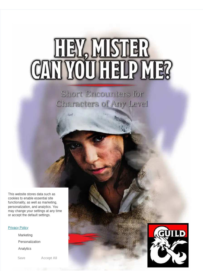 Hey Mister Can You Help Me | PDF | Wizards Of The Coast | Dungeons ...