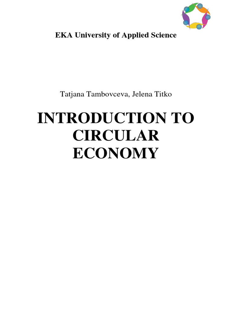 Book Introduction To Circular Economy 2020 | PDF | Sustainability ...