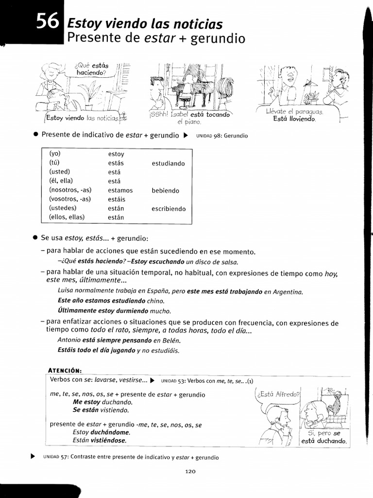 El Gerundio, Pretérito Indefinido y Perfecto Compuesto | PDF