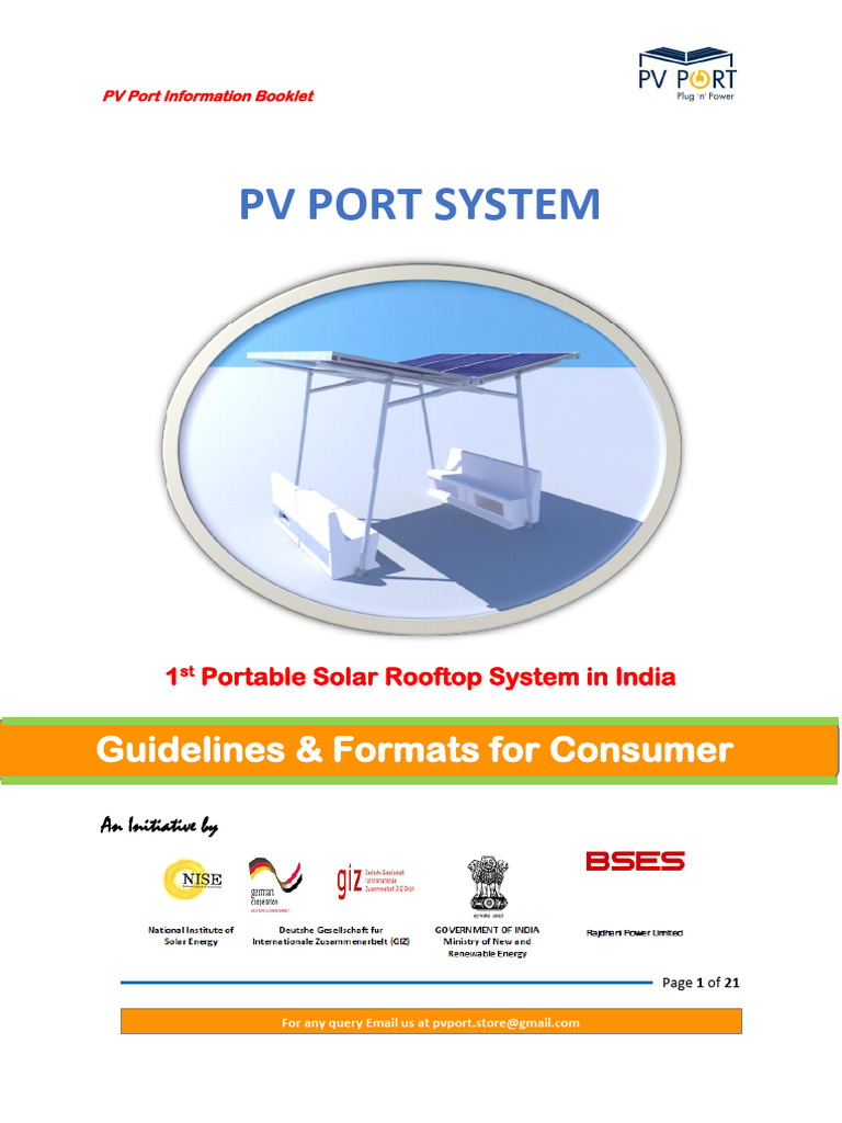 PV Port Consumer Information Booklet | Download Free PDF | Photovoltaic ...