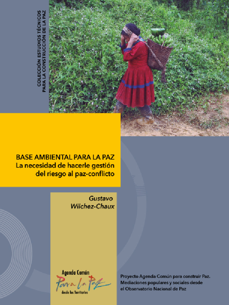 Base ambiental para la paz. La necesidad de hacerle gestión del riesgo ...