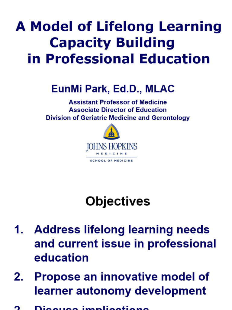 Lifelong Learning Proposal | PDF | Learning | Lifelong Learning