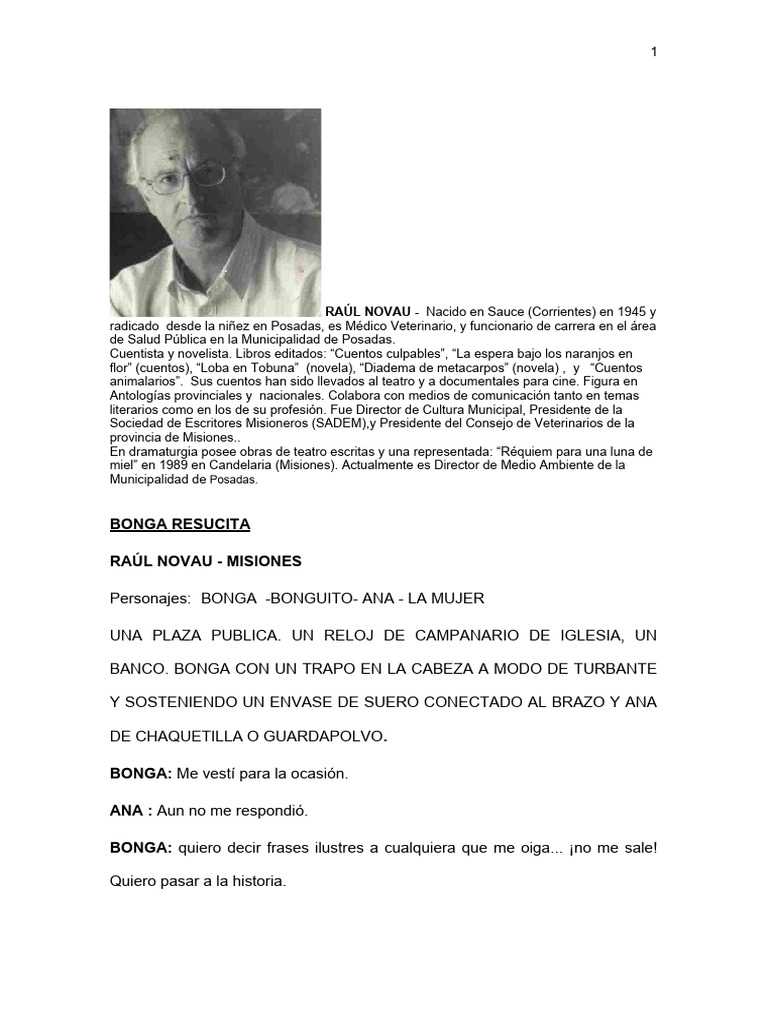 Novau, Raul.-Bonga Resucita | PDF