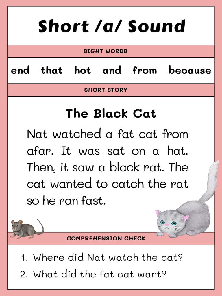 Short Vowel Sounds For Kids | PDF