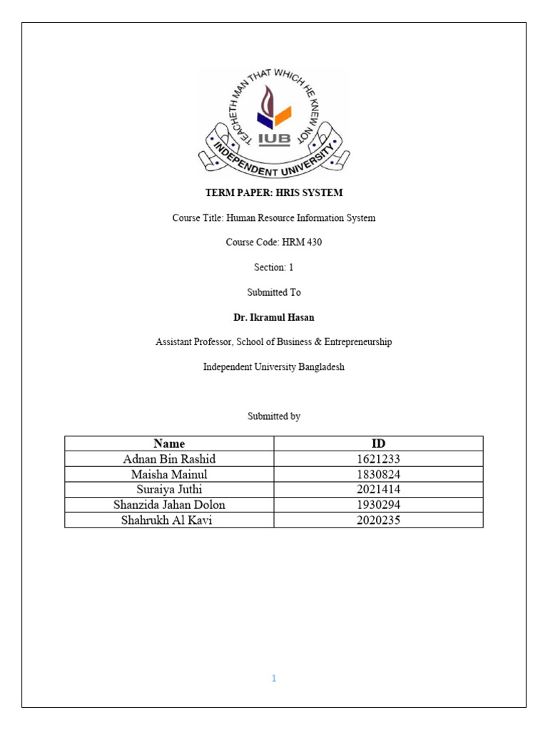 HRM 430 Project Final | PDF | Human Resource Management | Restaurants