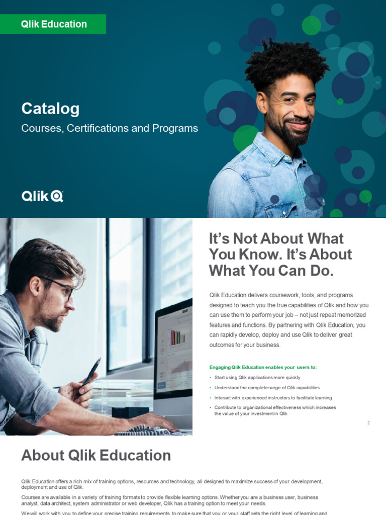 Qlik Education: Training & Resources Overview | PDF | Software As A Service | Cloud Computing