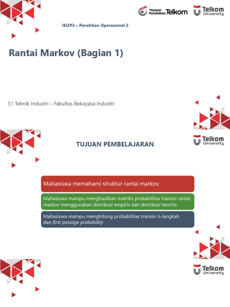Rantai Markov (Bagian 1) | PDF