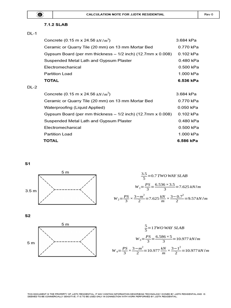 DL Slab-Beam | Download Free PDF | Materials | Structural Engineering