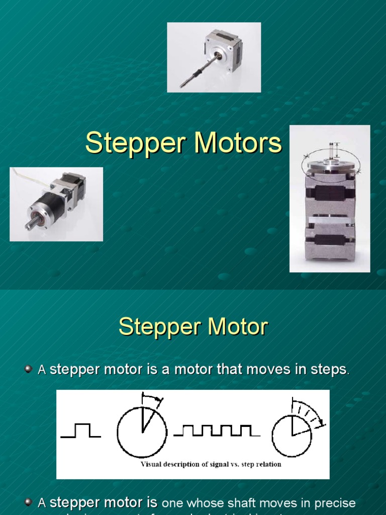 Stepper Motors | PDF | Electrodynamics | Engines