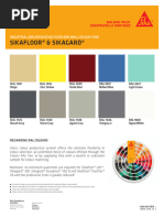 Sikafloor® Standard Color Guide | PDF | Color | Receipt