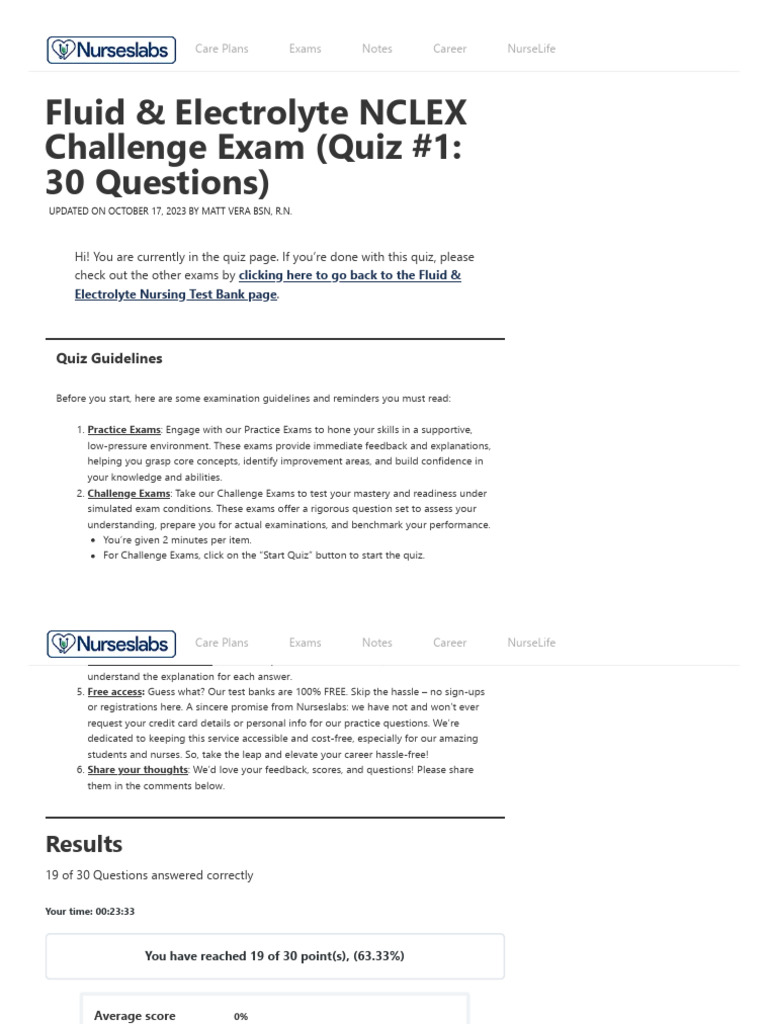 Practice Questions Fluids and Electrolytes | PDF | Hand Washing | Necrosis