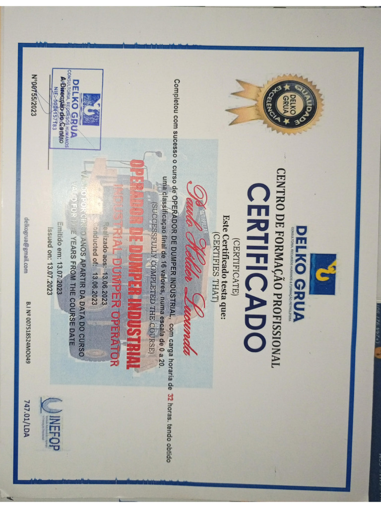 Dumper Operator | PDF