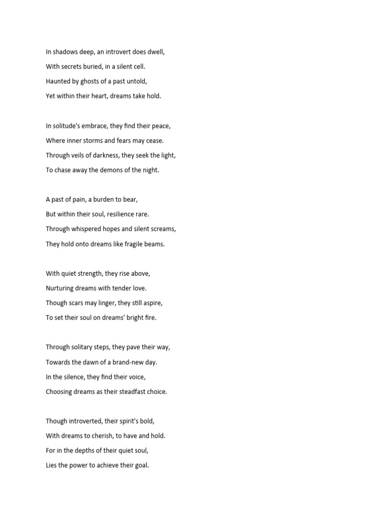 Poem Unknown | PDF | Poetry