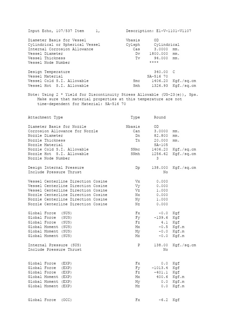 Nozzle Qualify WRC-107 | PDF | Classical Mechanics | Applied And ...