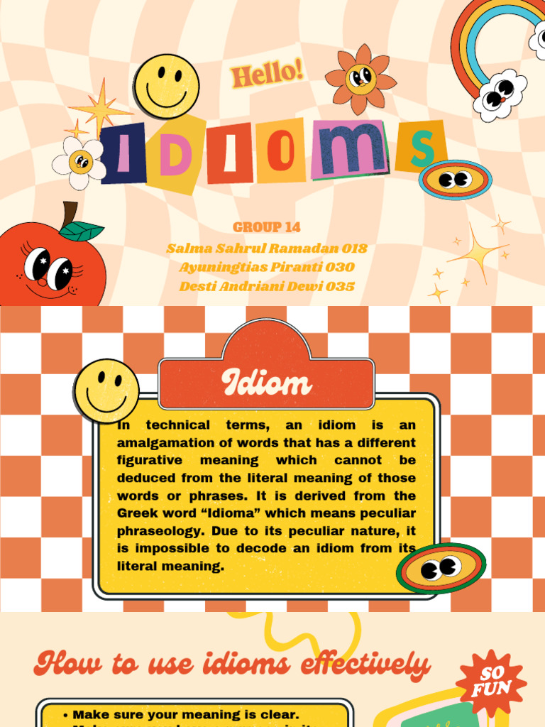Understanding and Using Idioms Effectively | PDF