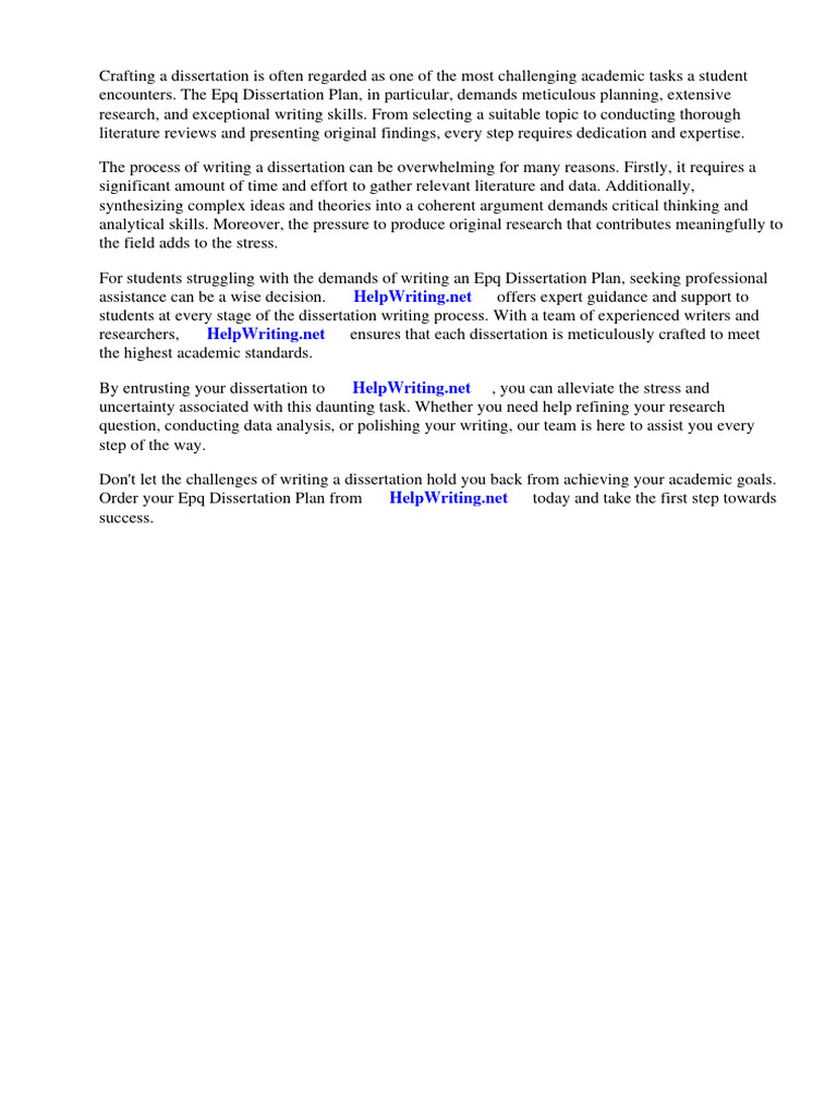 Epq Dissertation Plan | PDF | Thesis | Robot