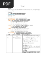 Tabel Moduri - Timpuri - Verb - Clasa Av-A | PDF